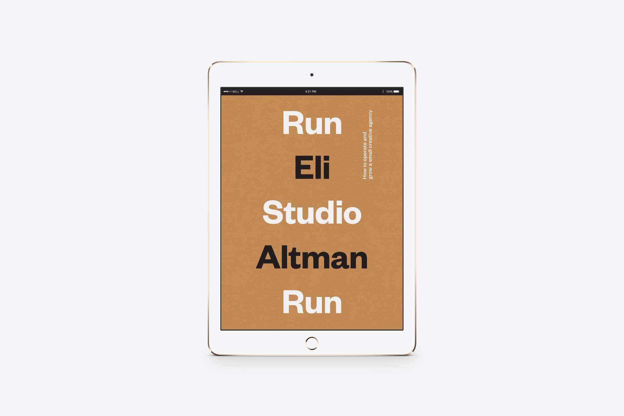 Run Studio Run — Digital Download – ExtraCurricular Press